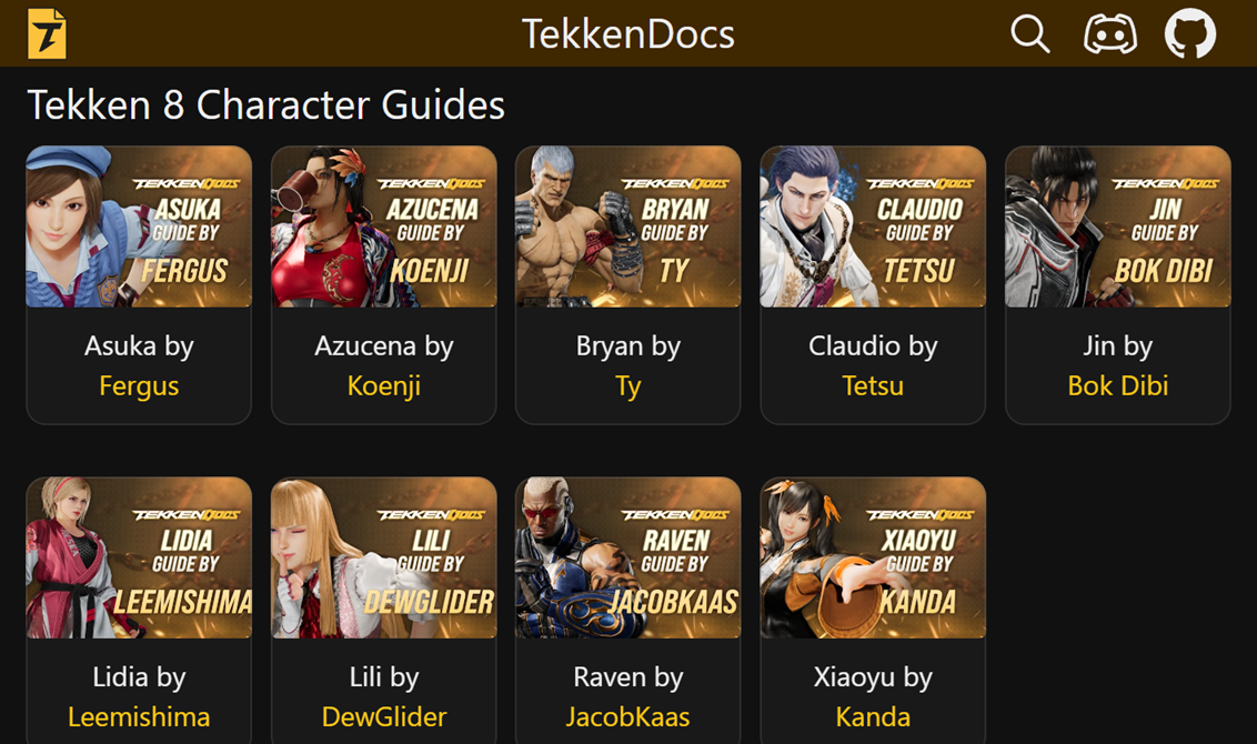 Tekken Guides | TekkenDocs